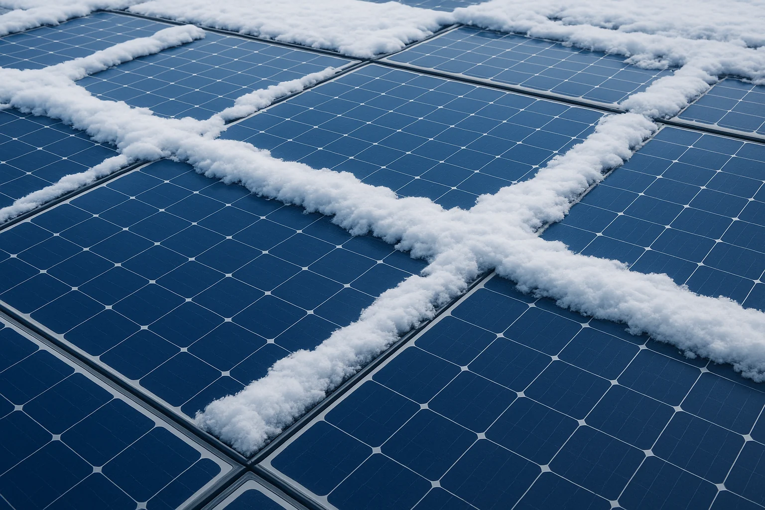 How to remove snow from solar panels without damaging panels | solar-co.be